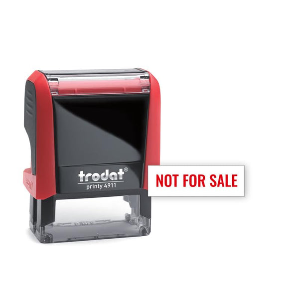 Trodat NOT FOR SALE - Text Stamp with Ink Pad (Red Ink Color) – Trodat ...