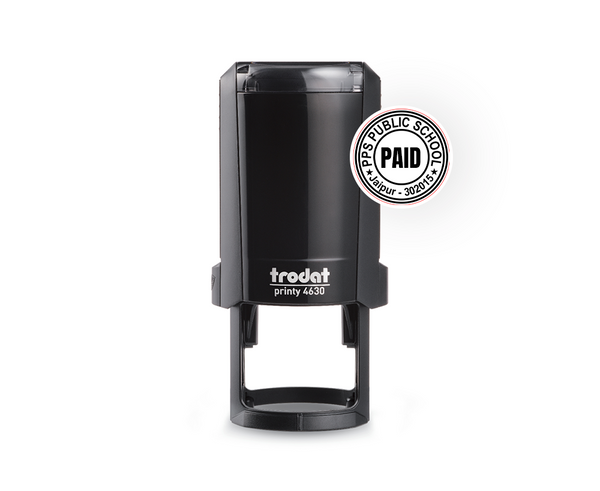 Trodat Customizable Printy 46031 Self-Inking Round Stamp – 31mm Custom ...
