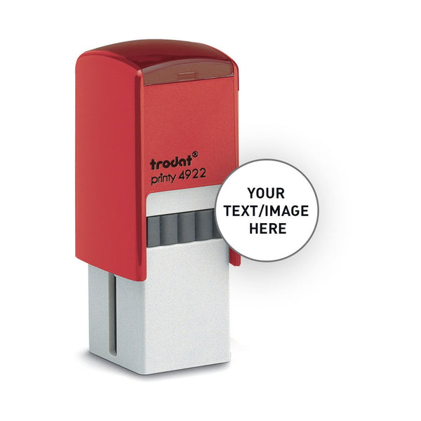 Trodat Custom Text Stamp with Ink Pad (Red Ink Color) – Trodat Stamps